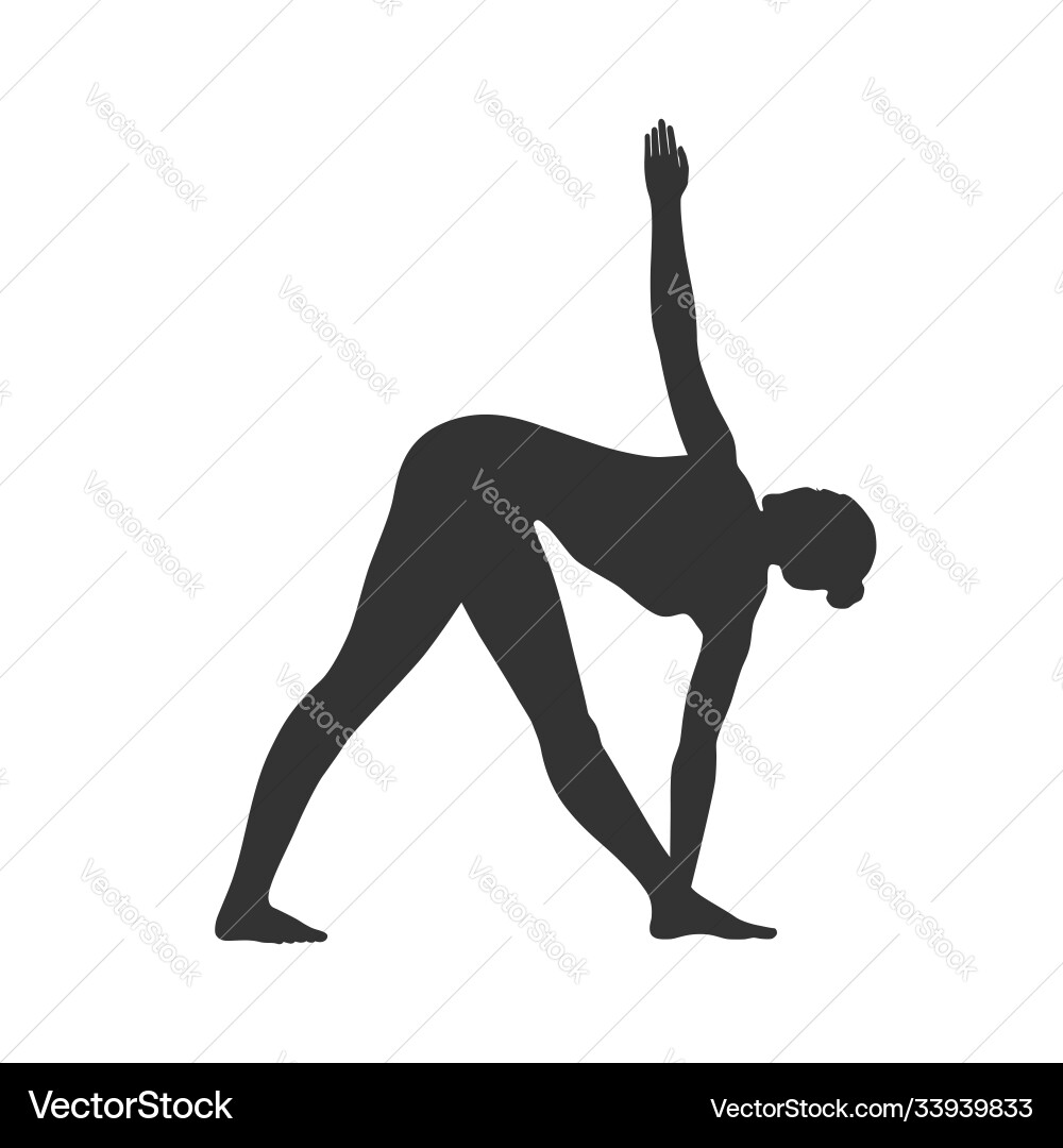 Yoga women 4 Royalty Free Vector Image - VectorStock