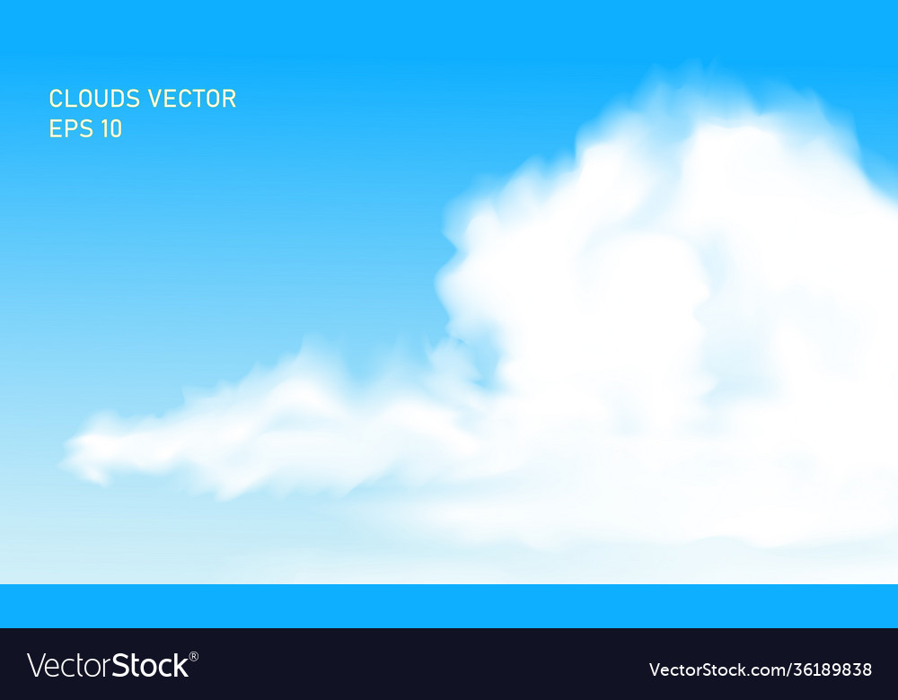 Clouds Royalty Free Vector Image - VectorStock