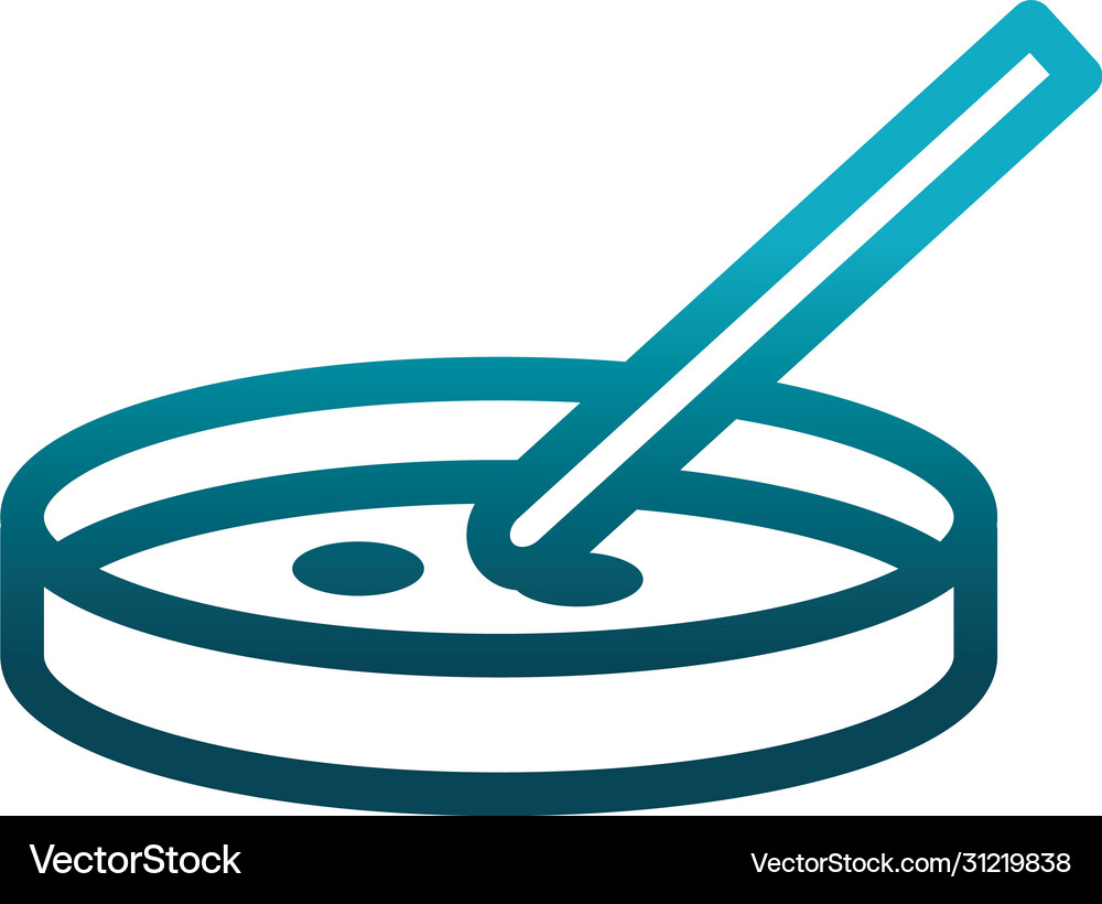 Petri dish test laboratory science and research Vector Image