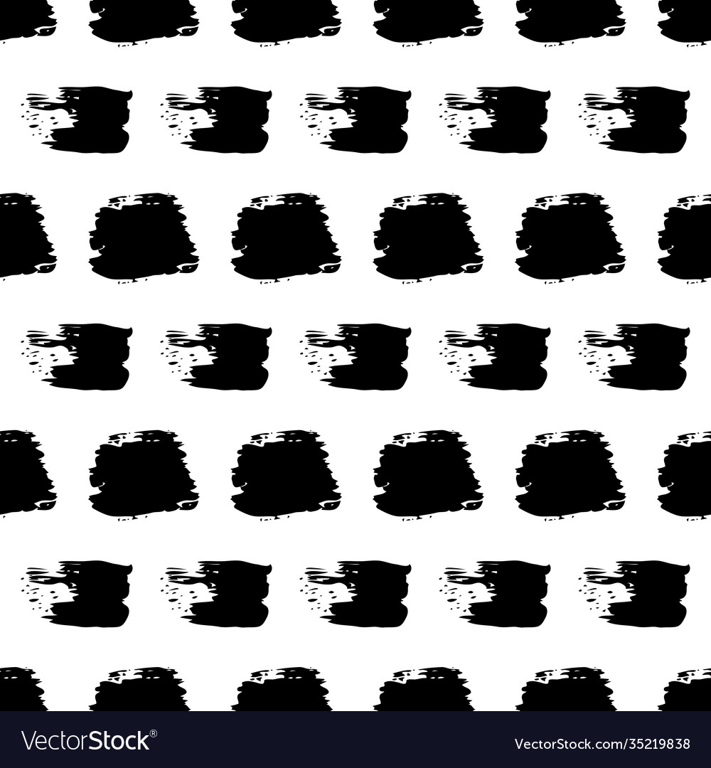 Seamless pattern with hand drawn scribble smears Vector Image