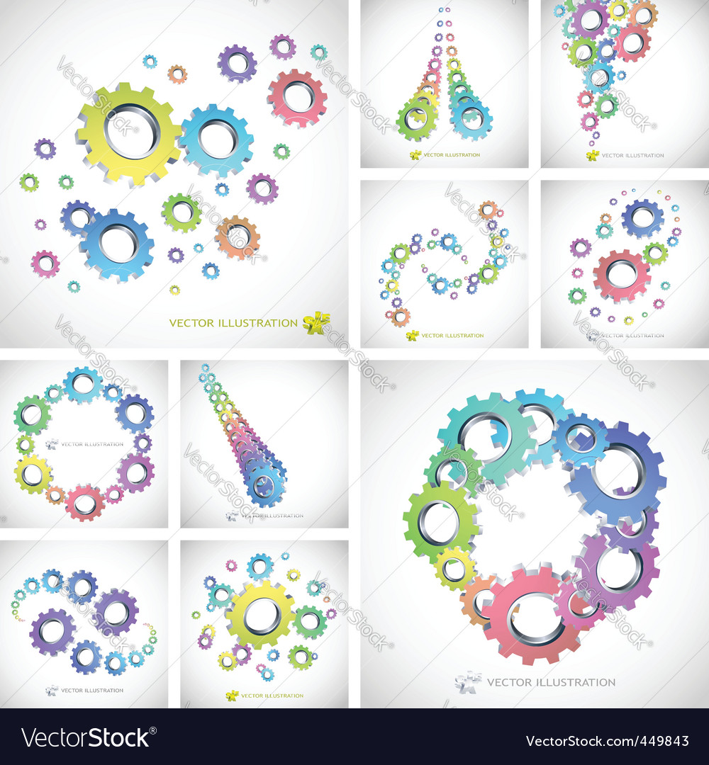 Gears Royalty Free Vector Image - VectorStock