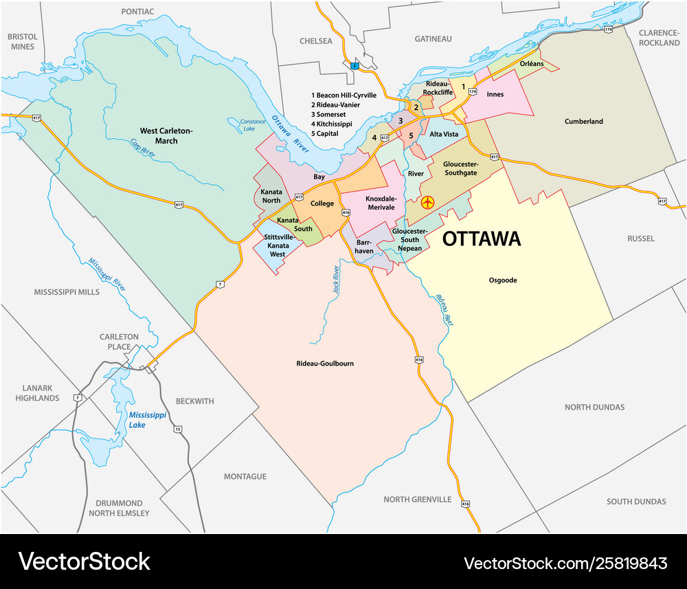 Ottawa Ontario Canada Map