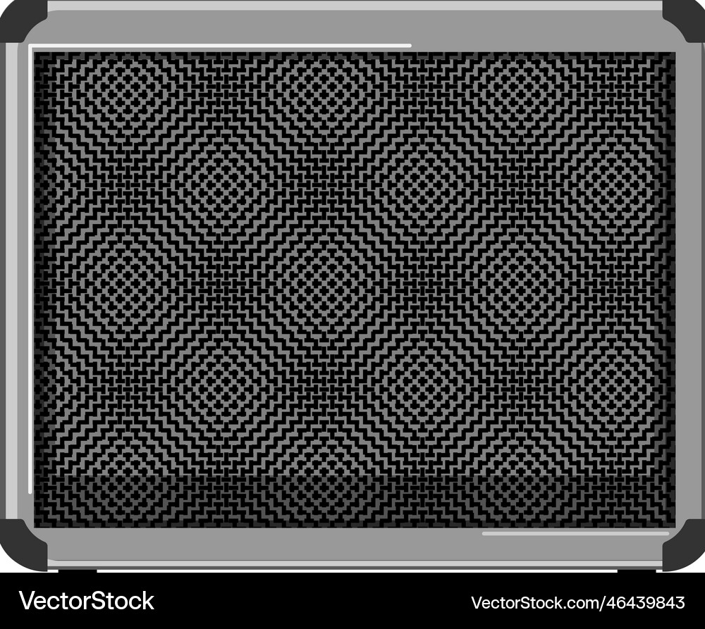Vintage guitar amplifier cartoon Royalty Free Vector Image