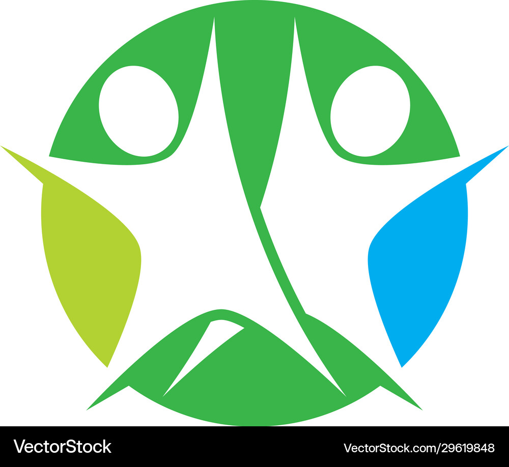Human health symbol icon Royalty Free Vector Image