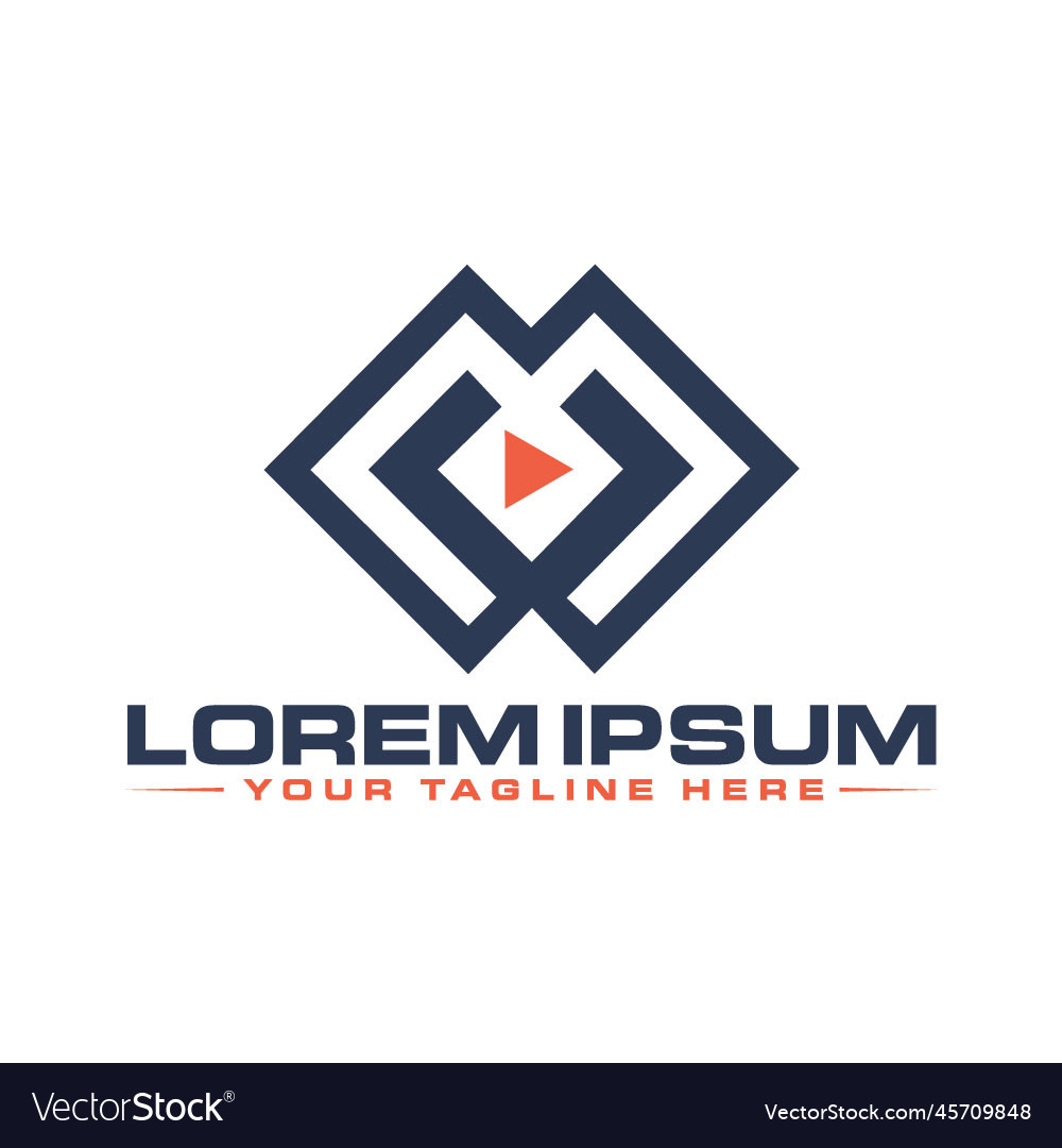 Tech logo design Royalty Free Vector Image - VectorStock