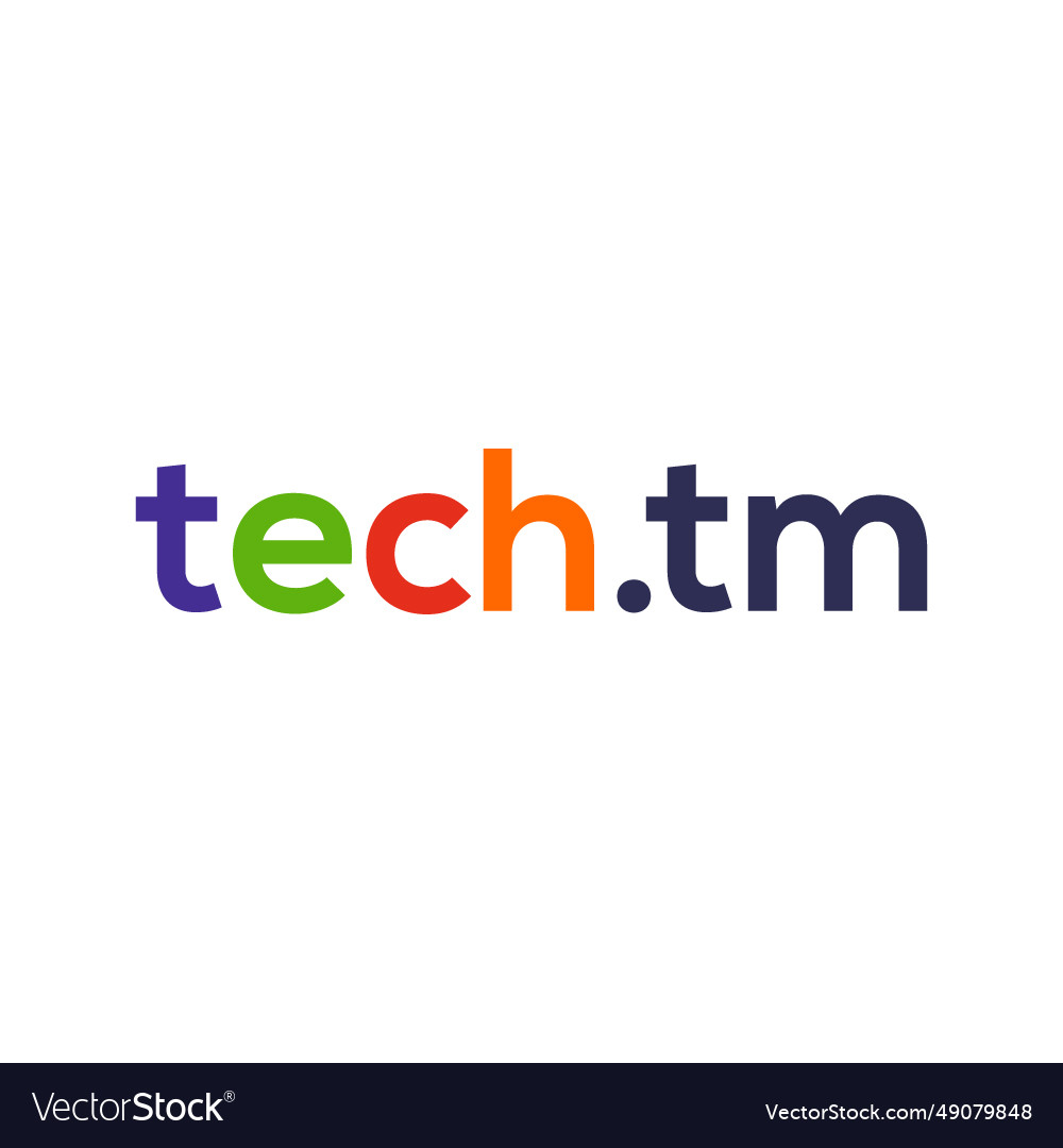 Tech logo Royalty Free Vector Image - VectorStock