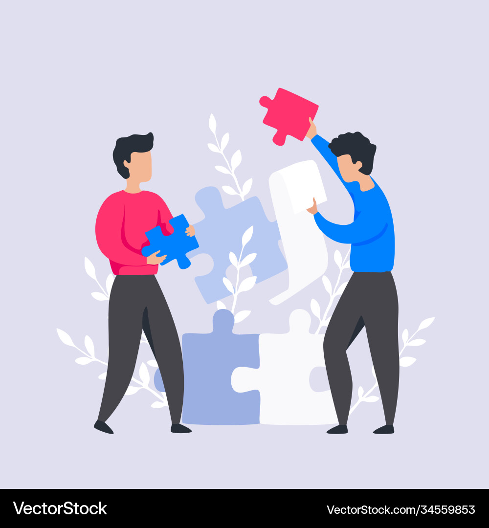 Business people communication concept talking men Vector Image