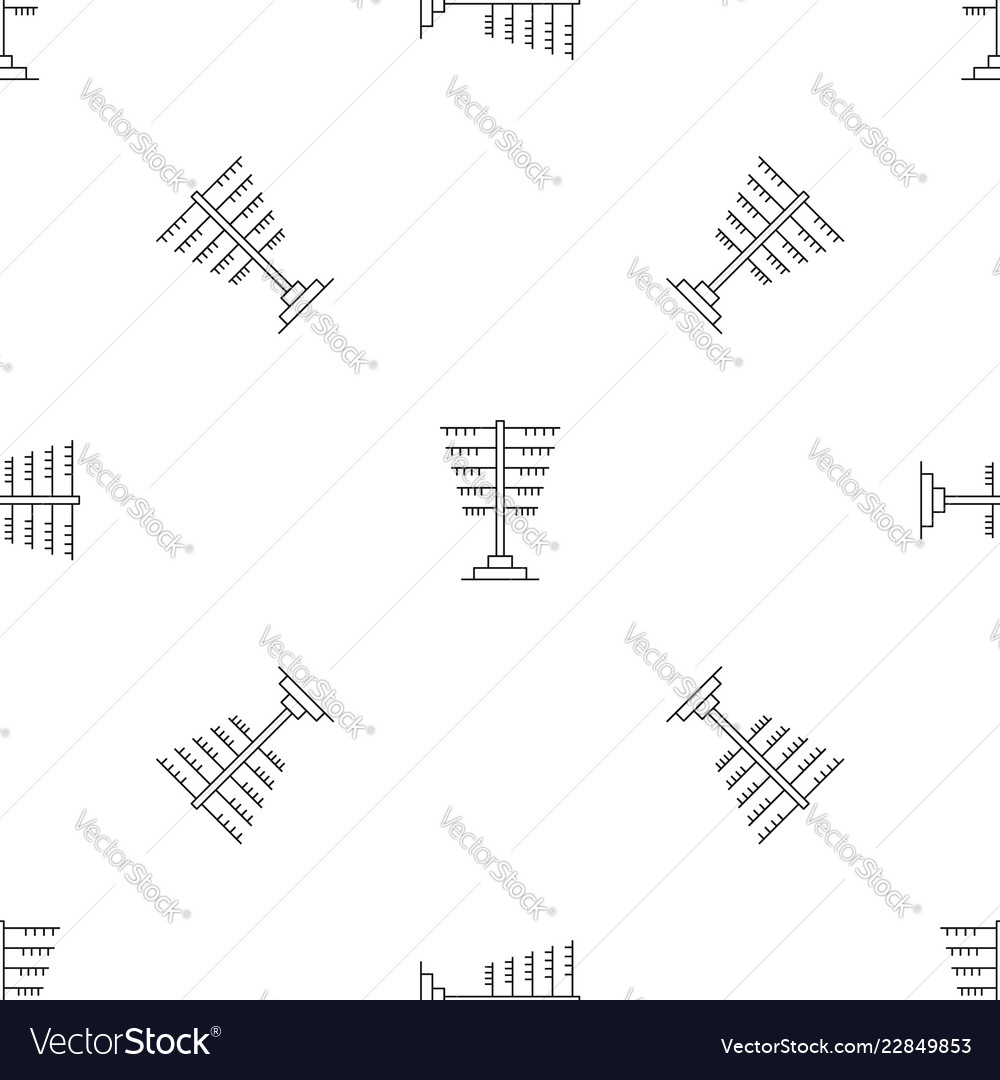 Connection pole pattern seamless Royalty Free Vector Image
