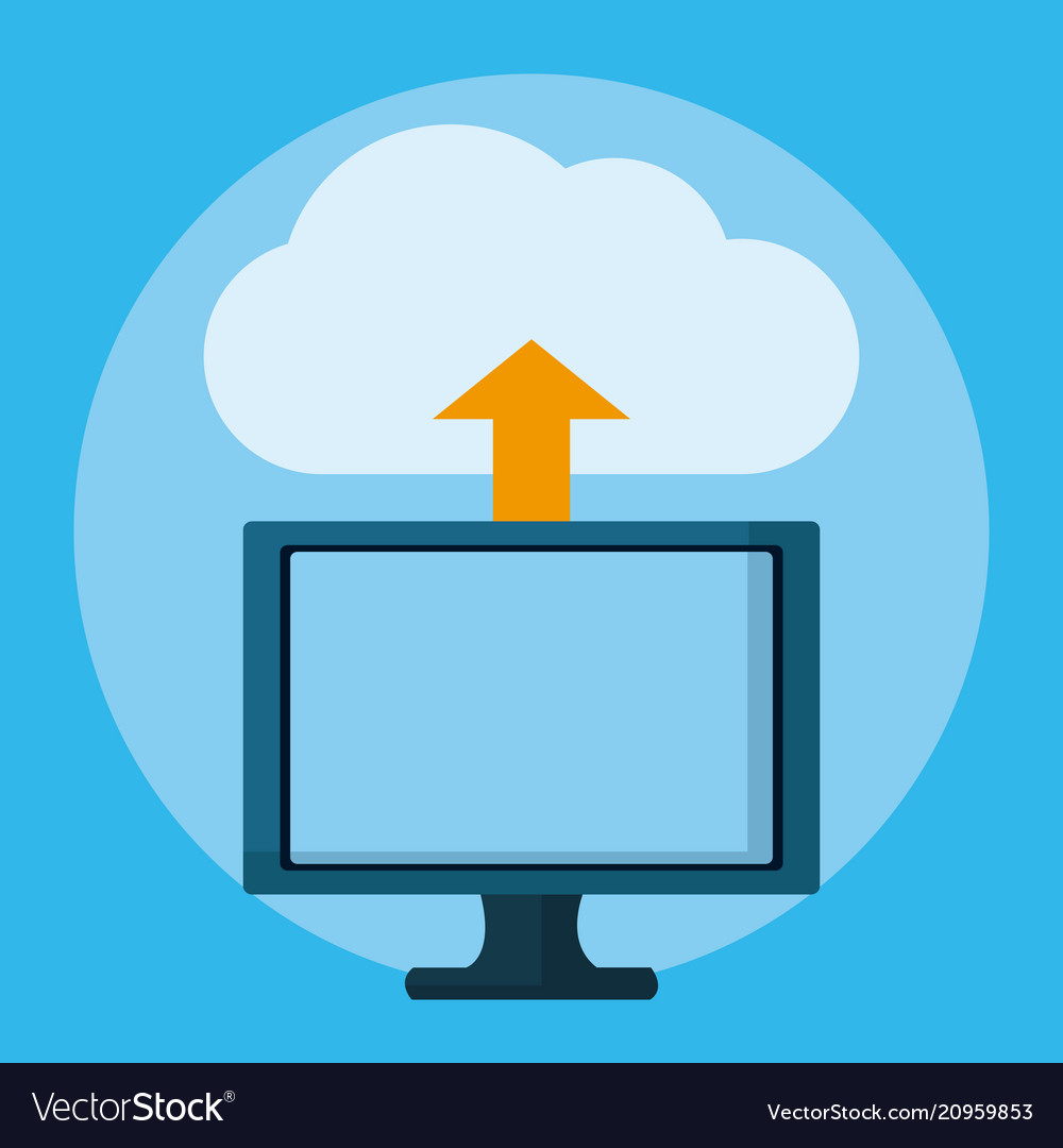 Data center technology Royalty Free Vector Image