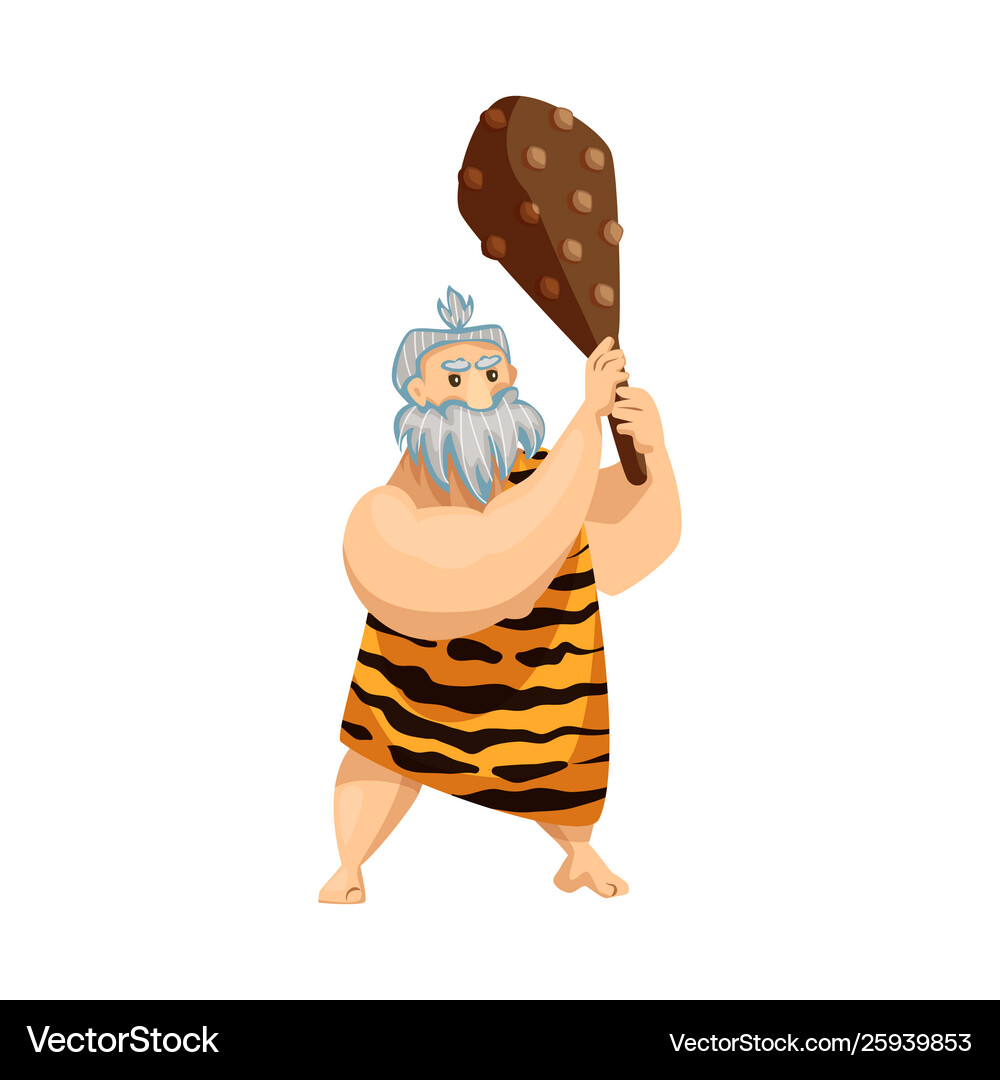Design man and primeval logo collection Royalty Free Vector