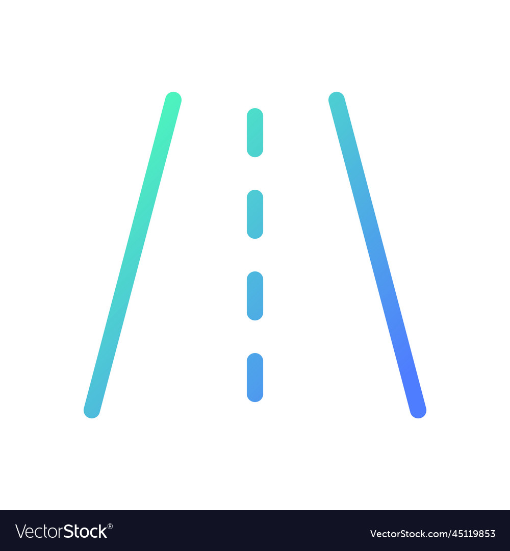 Road surface pixel perfect gradient linear ui icon