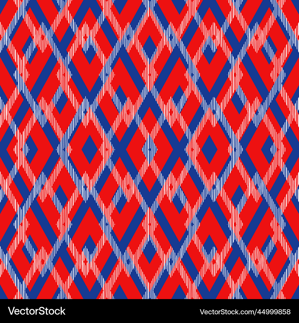 Classic general rhombus geometric seamless Vector Image