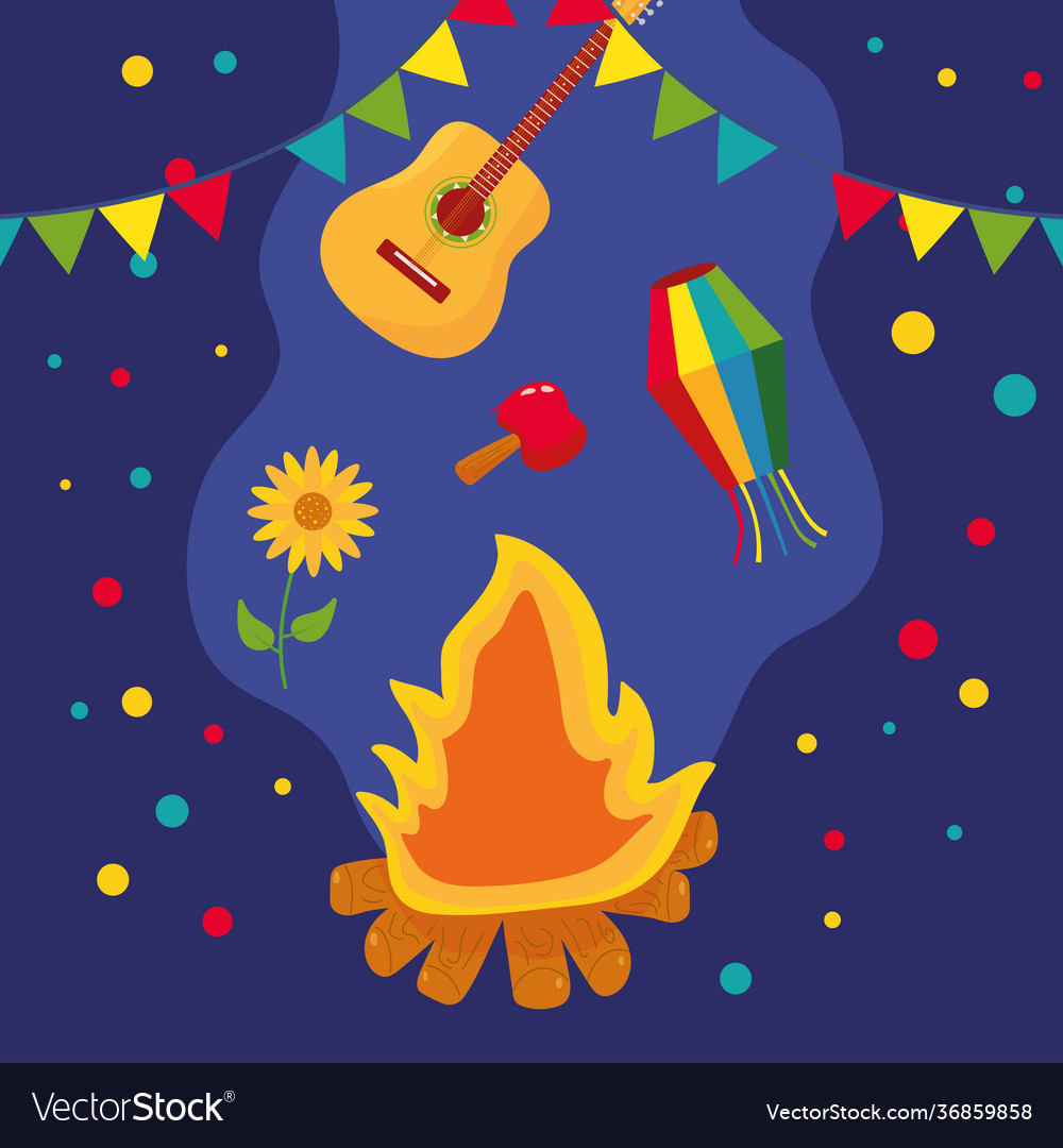 Junina festa icons Royalty Free Vector Image - VectorStock Junina festa icons Royalty Free Vector Image - VectorStock