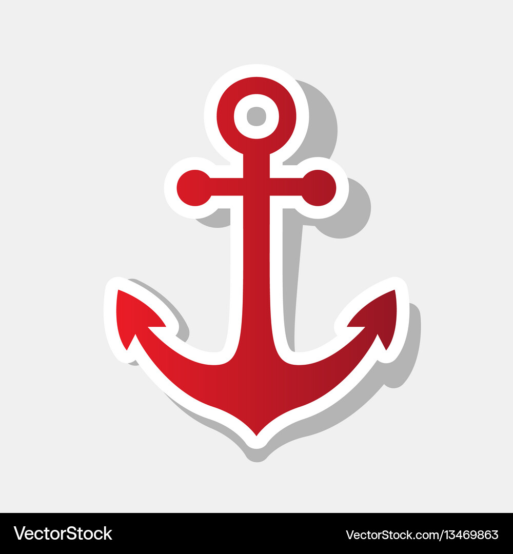 Red Anchor Clipart