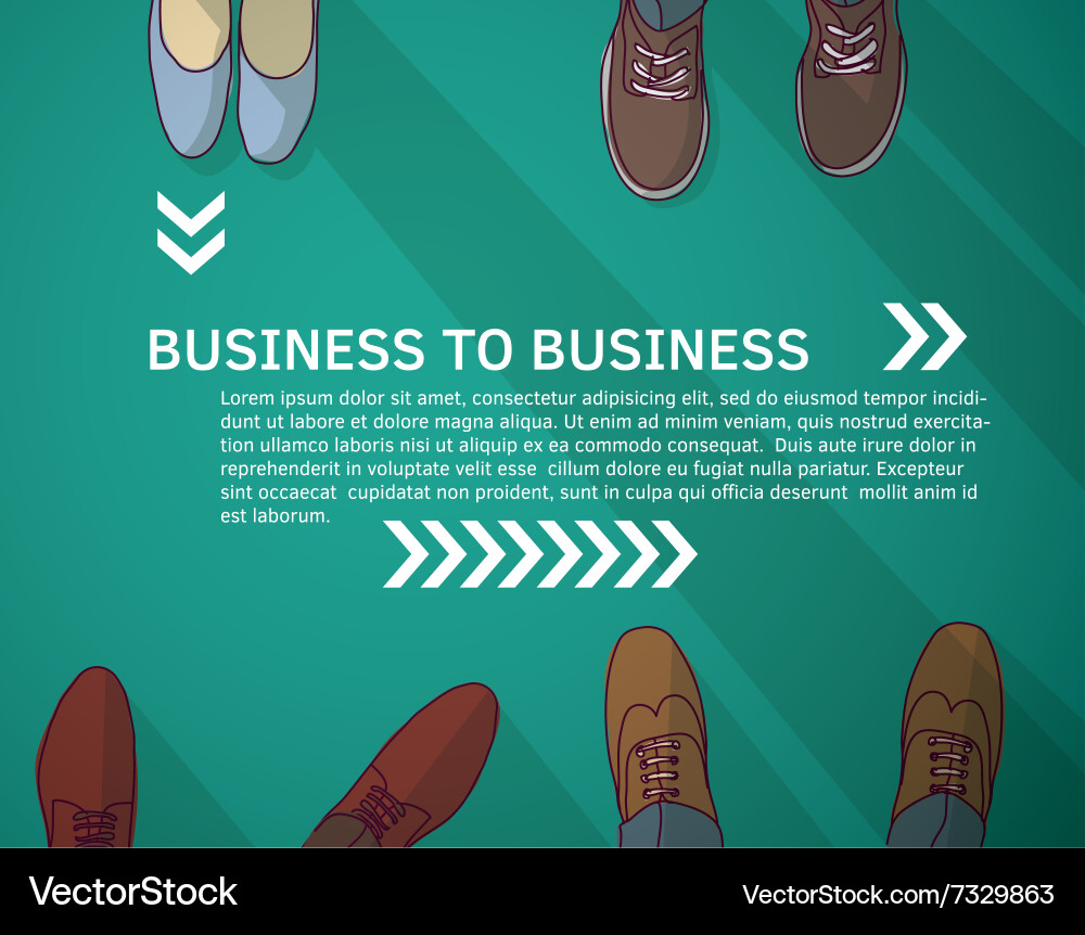 Business frame and background group businessmen Vector Image