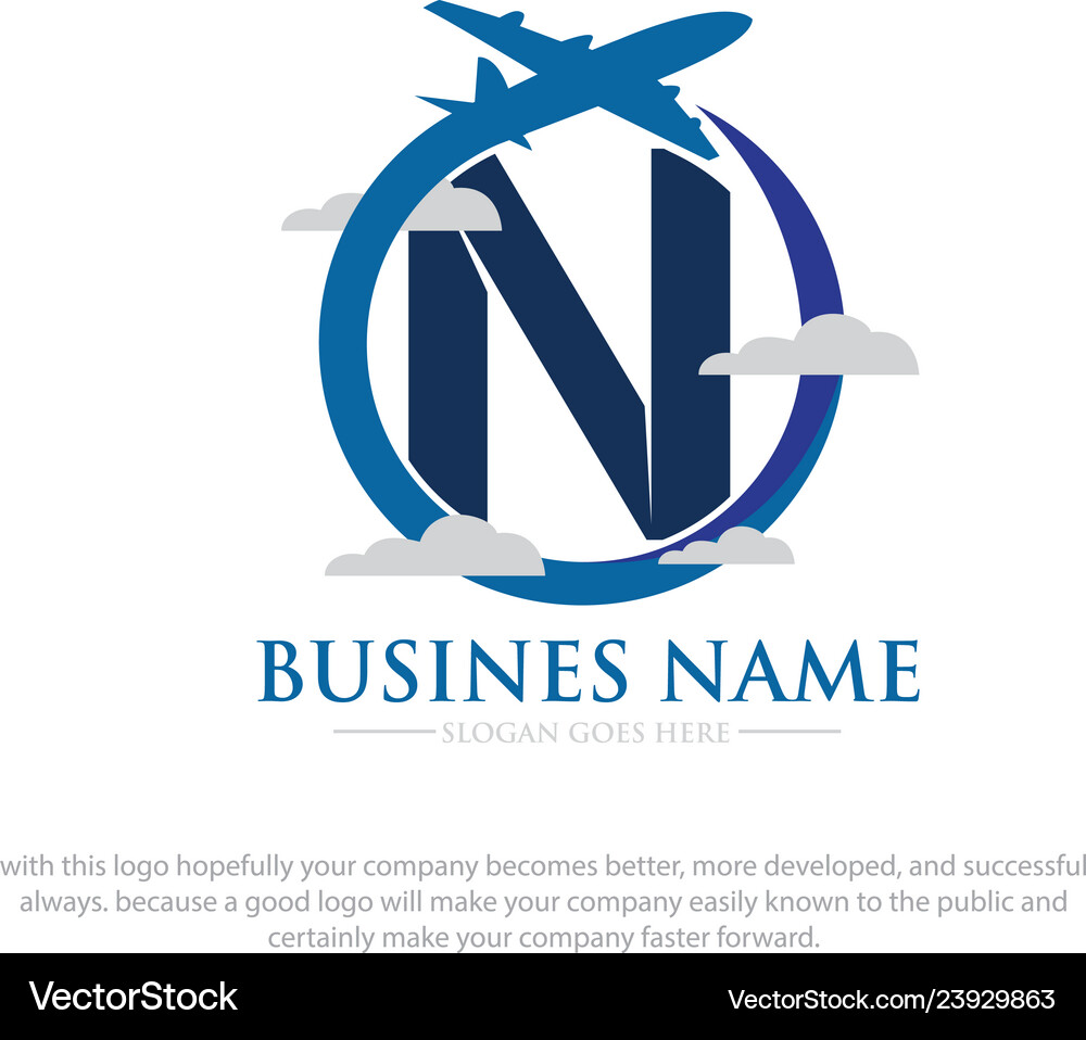 Business travel logo designs Royalty Free Vector Image