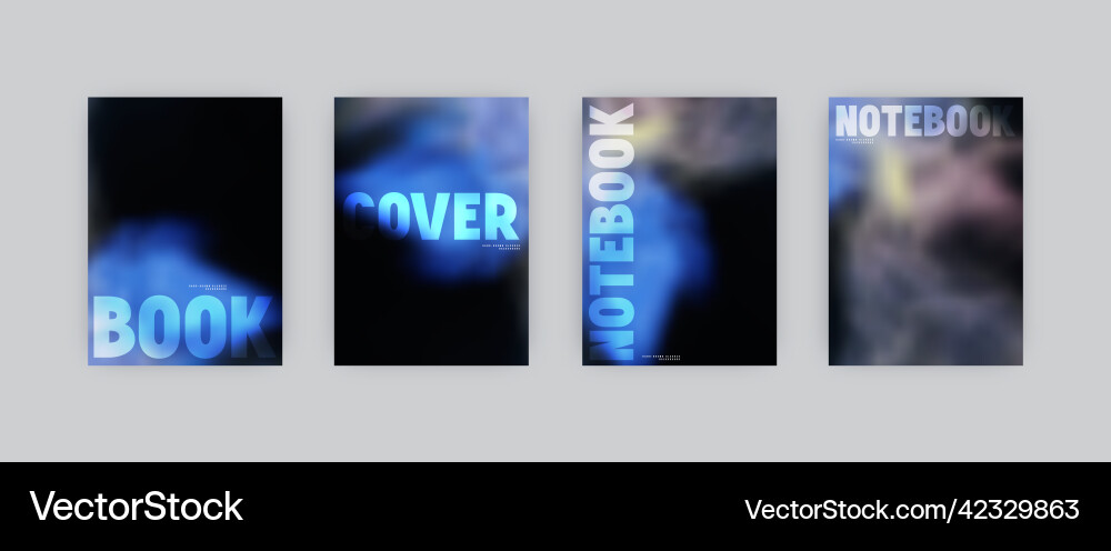 Set of cover templates Royalty Free Vector Image