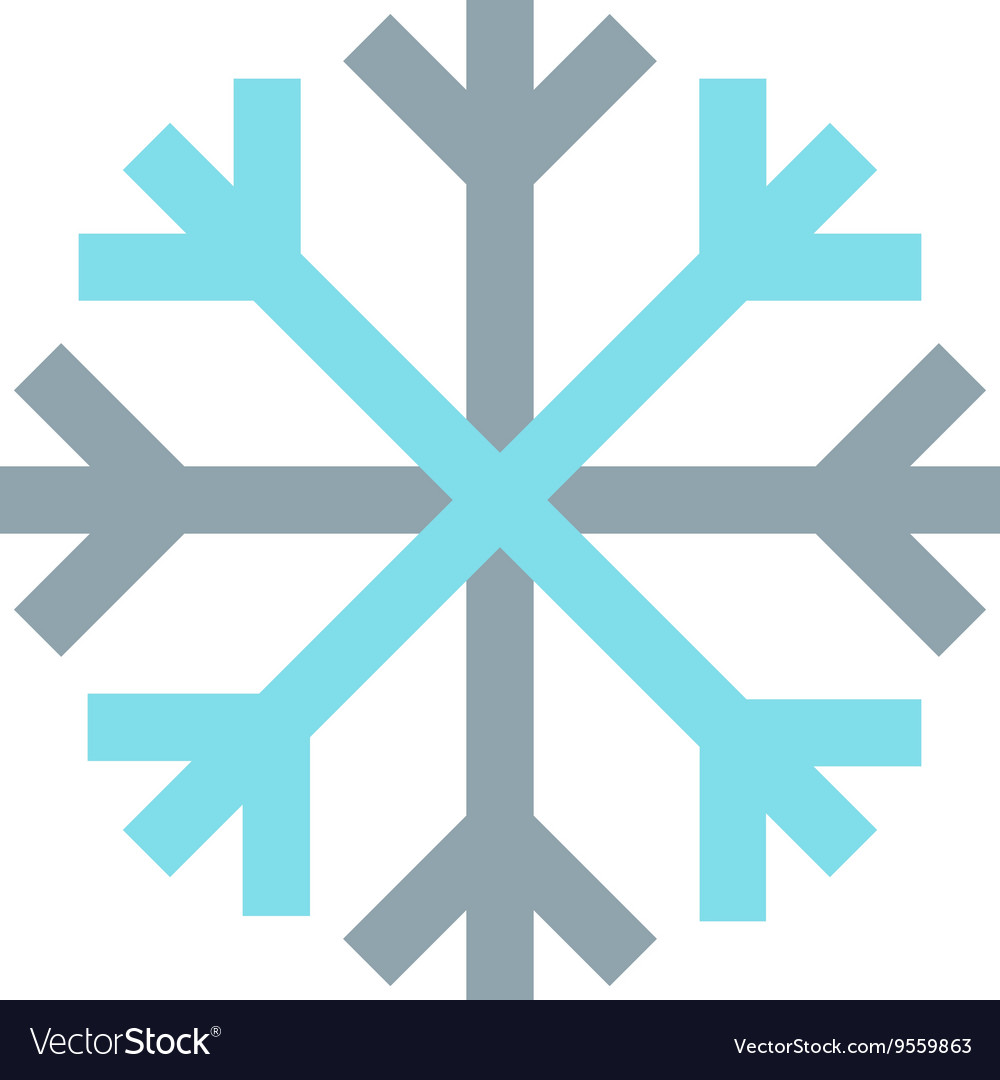 Snowflake Royalty Free Vector Image - VectorStock
