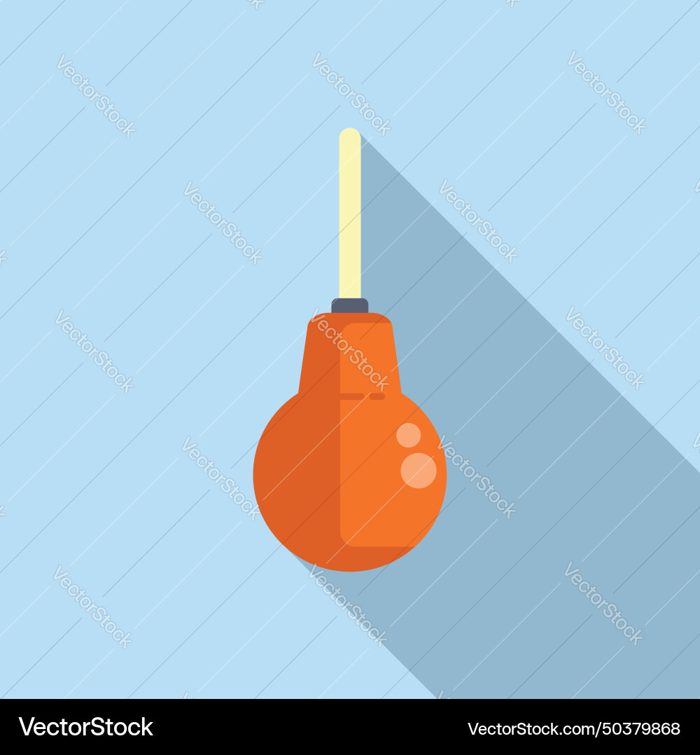 Body clinic pump icon flat general scan Royalty Free Vector