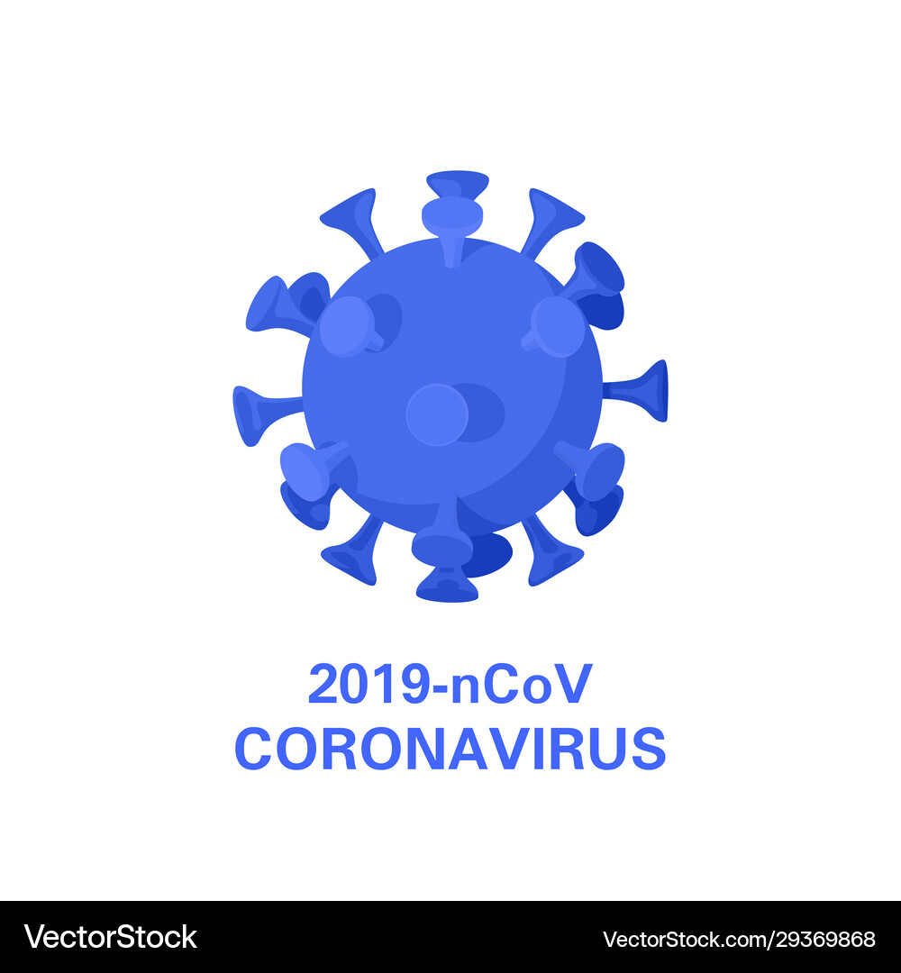 Coronavirus color isolated icon on a white Vector Image