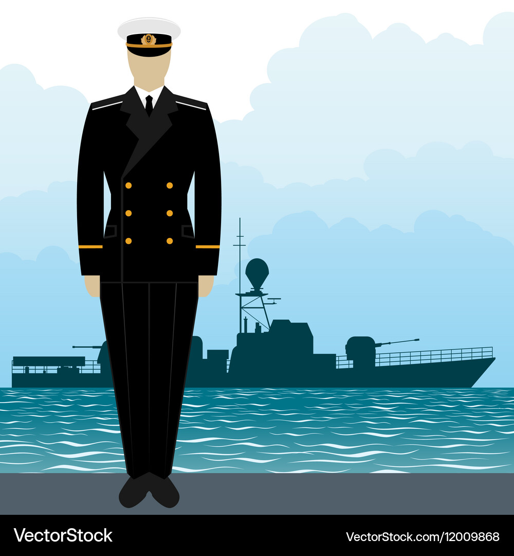 Military Uniform Navy sailor-11 Royalty Free Vector Image