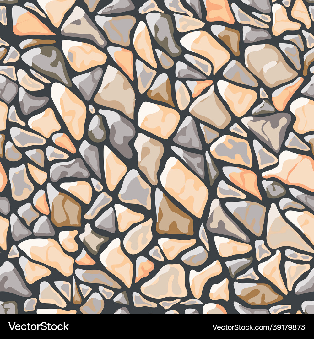 Paving tile floor covering pavement slabs brick Vector Image