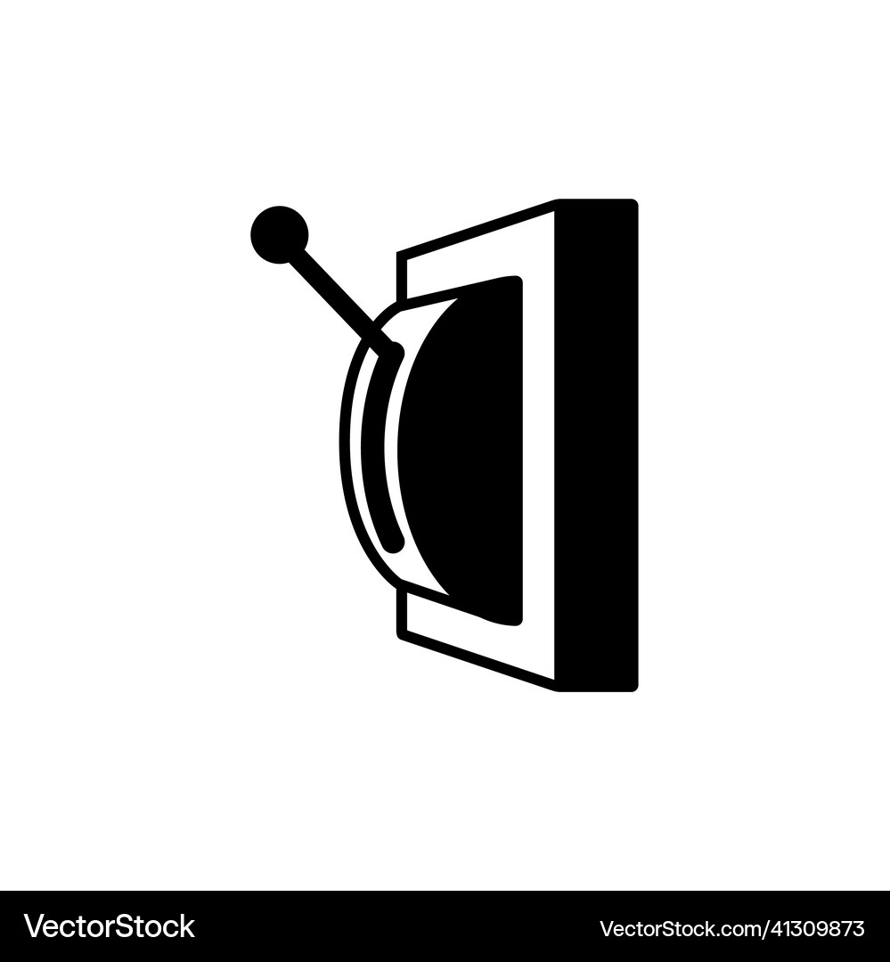 Switch icon isolated on white sign and symbol Vector Image