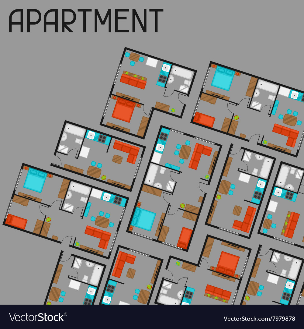 Background with architectural projects Royalty Free Vector