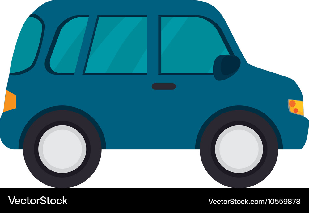 Car transport vehicle Royalty Free Vector Image