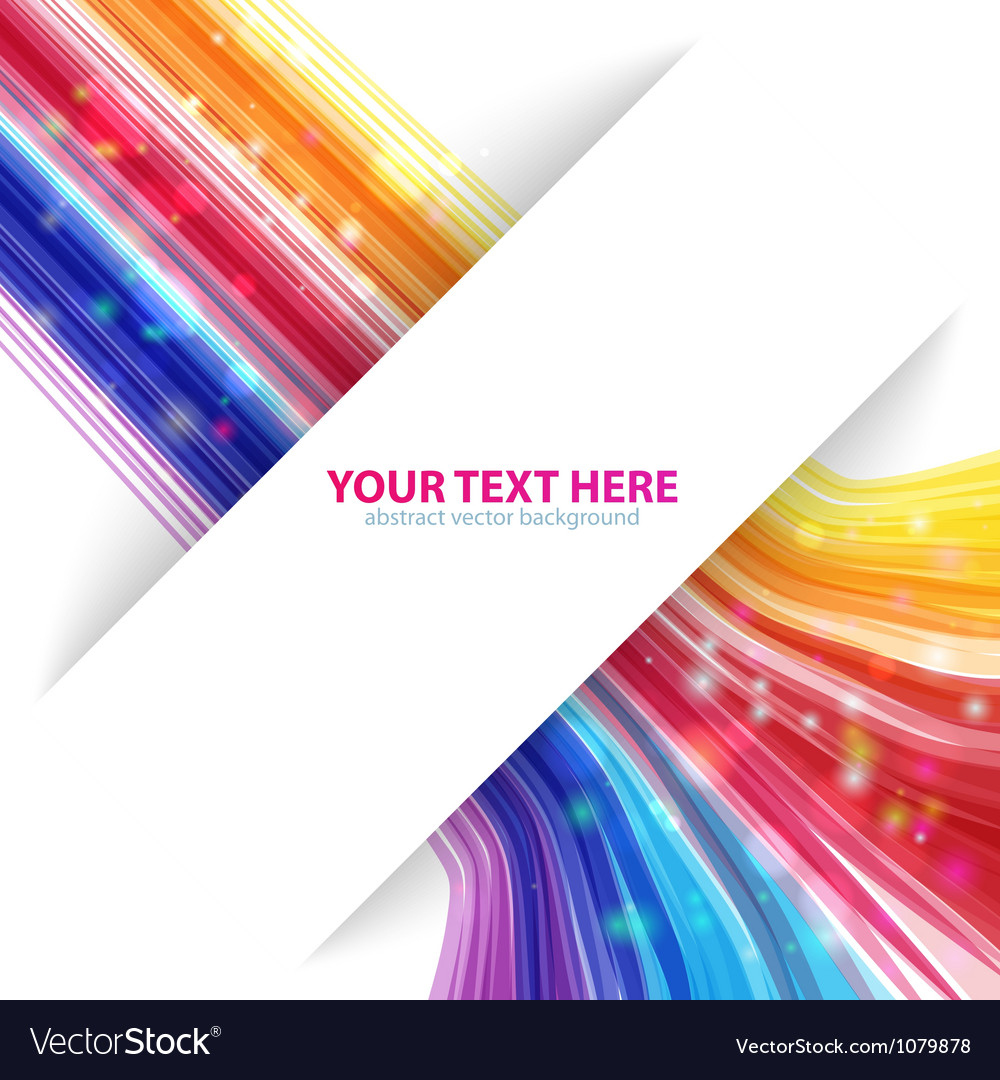 Rainbow lines background Royalty Free Vector Image