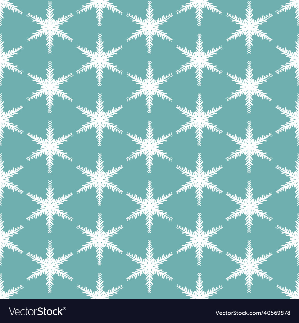 Seamless pattern winter background with hand Vector Image
