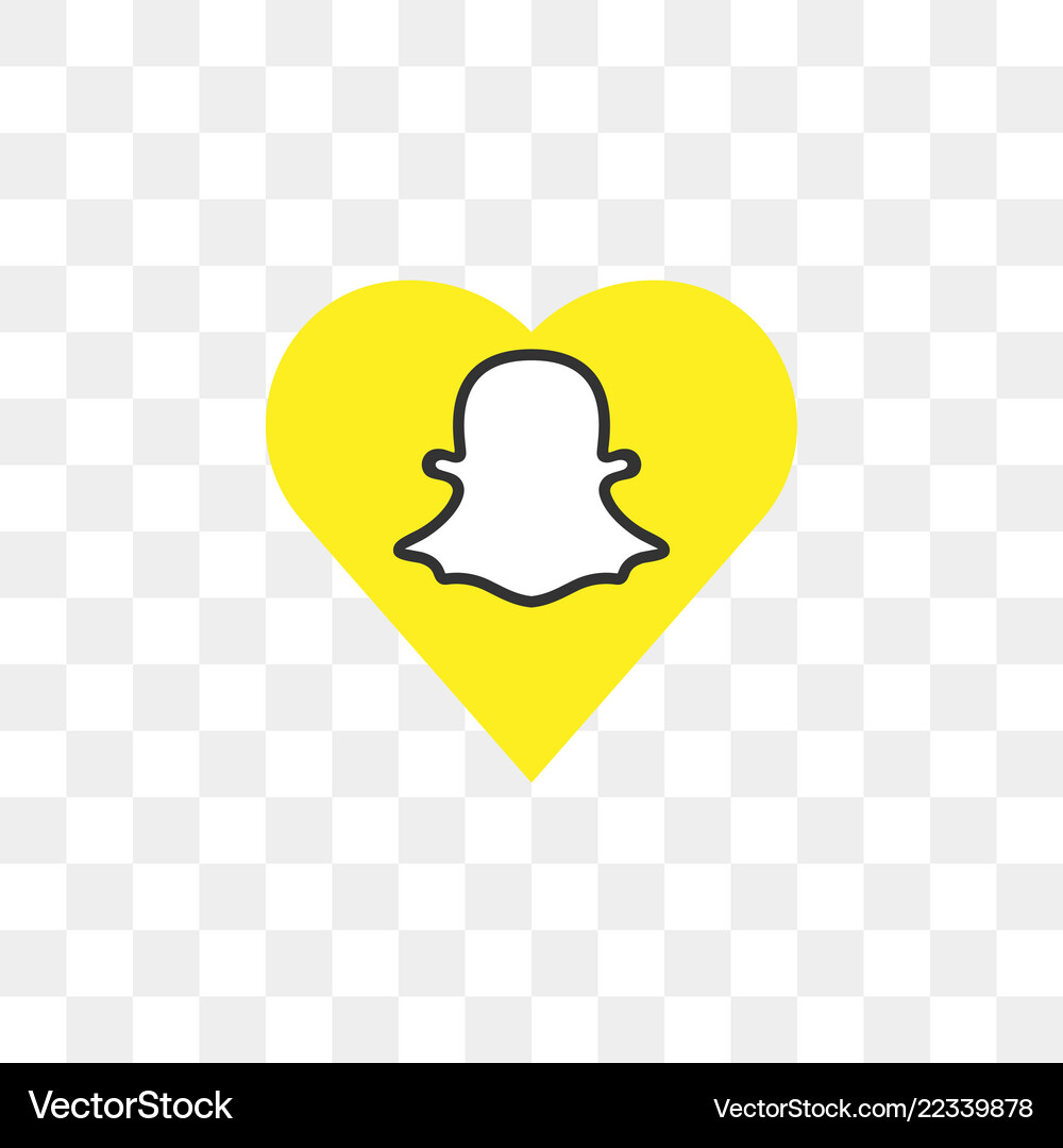 Snapchat social media icon design template Vector Image
