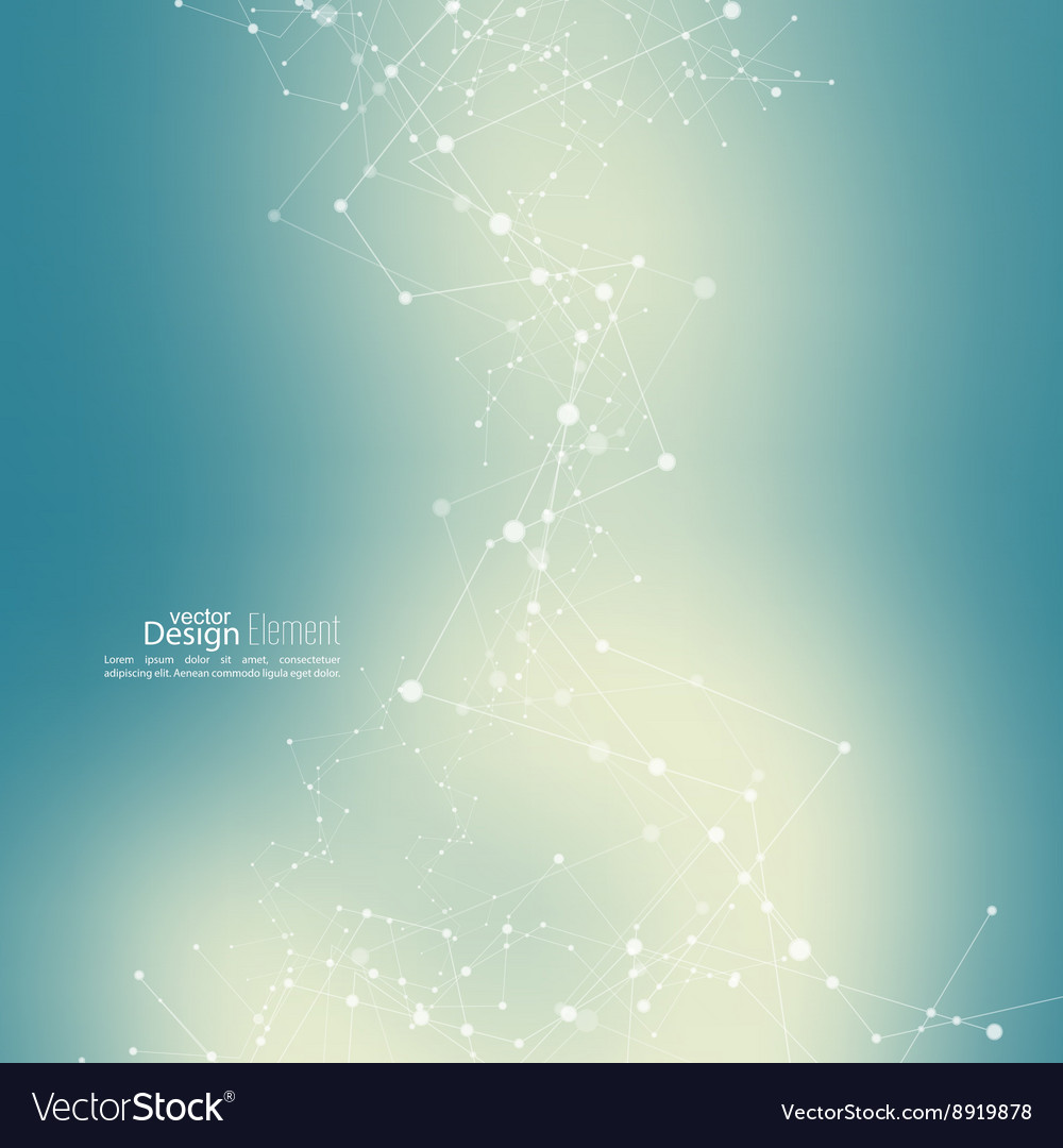 Virtual abstract background Royalty Free Vector Image