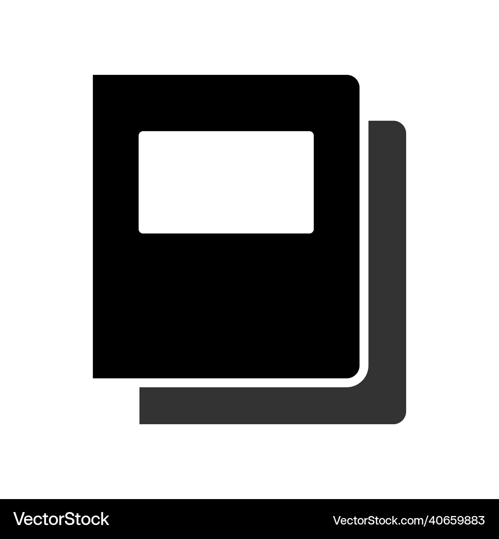 Graphic of book icon Royalty Free Vector Image