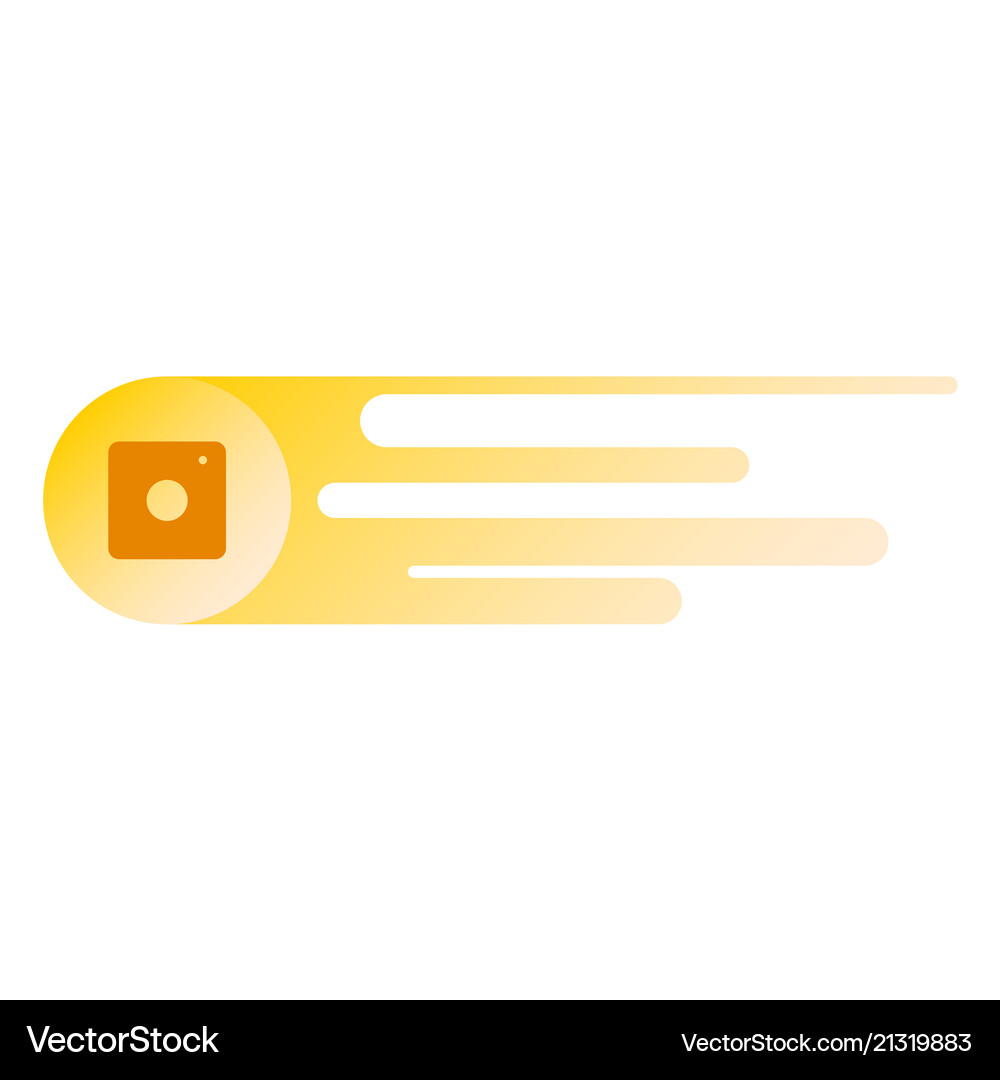 Web icon of modern lineart camera digital Vector Image