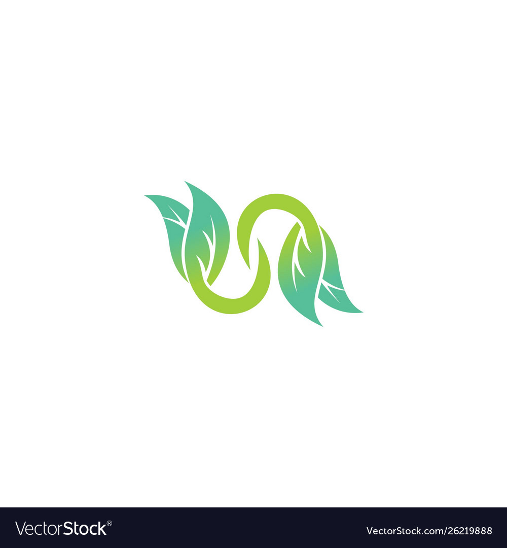 Leaf logo template Royalty Free Vector Image - VectorStock