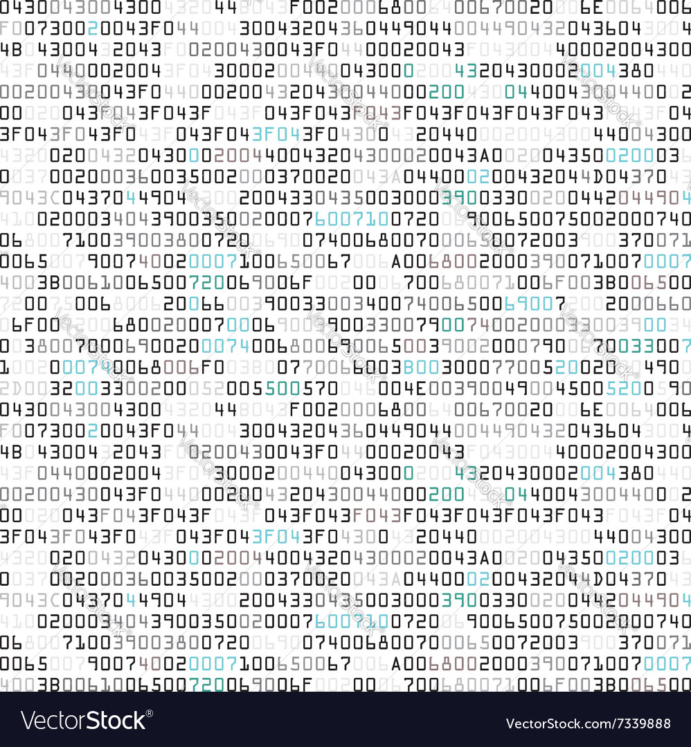 Security background with HEX-code Royalty Free Vector Image