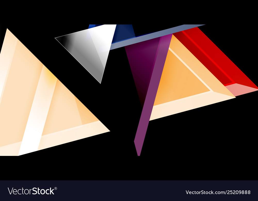 Triangle abstract background Royalty Free Vector Image