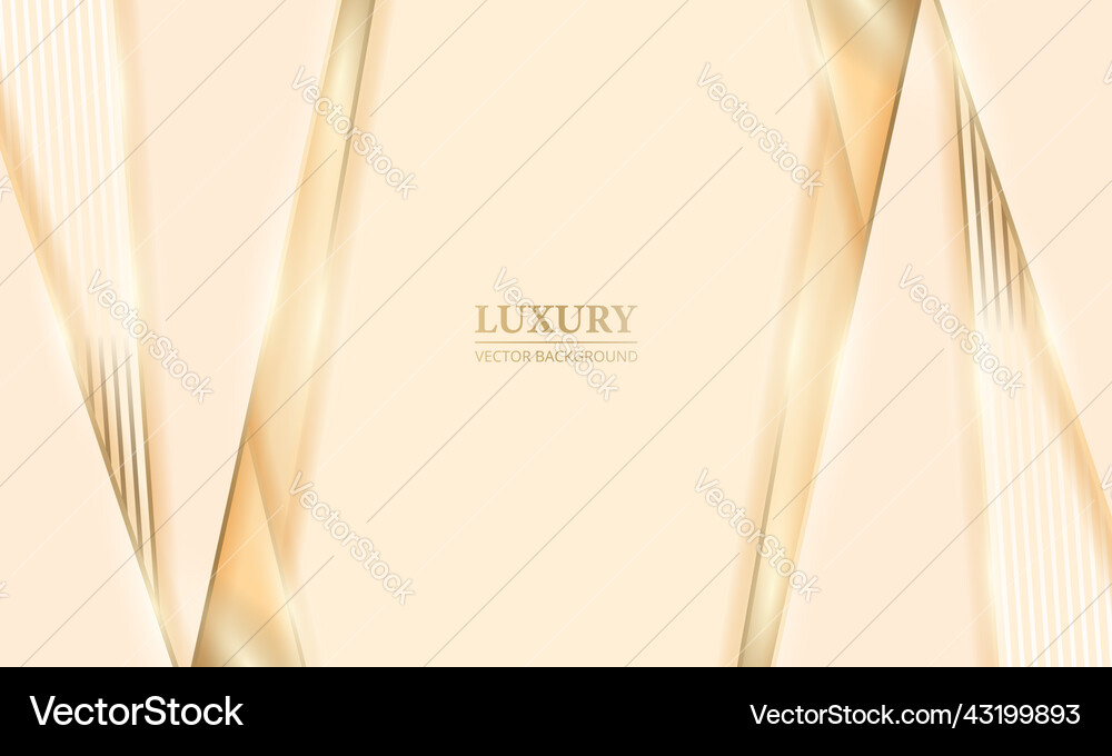 Cream color abstract luxury background Royalty Free Vector