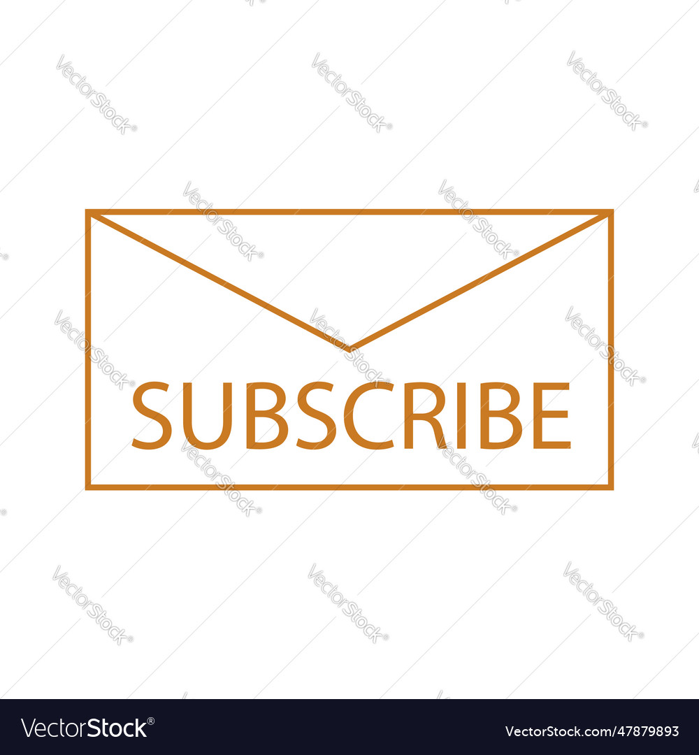Subscribe button Royalty Free Vector Image - VectorStock