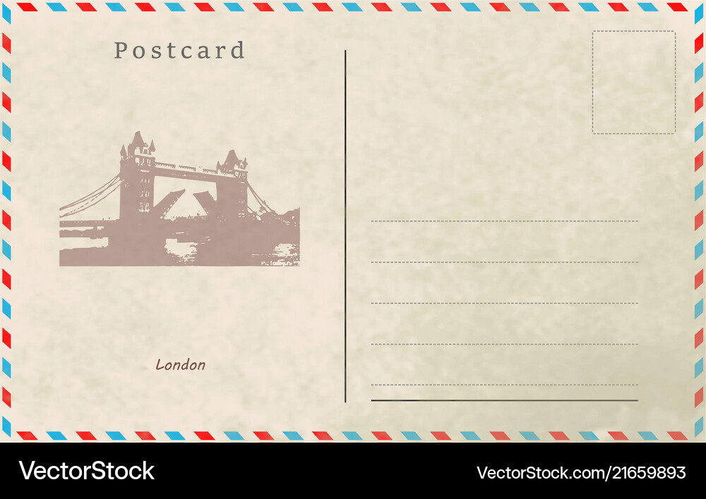 Vintage postcard design capitals world Royalty Free Vector