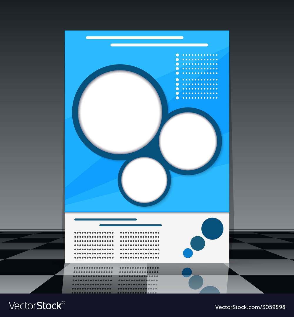 Flyer template Royalty Free Vector Image - VectorStock