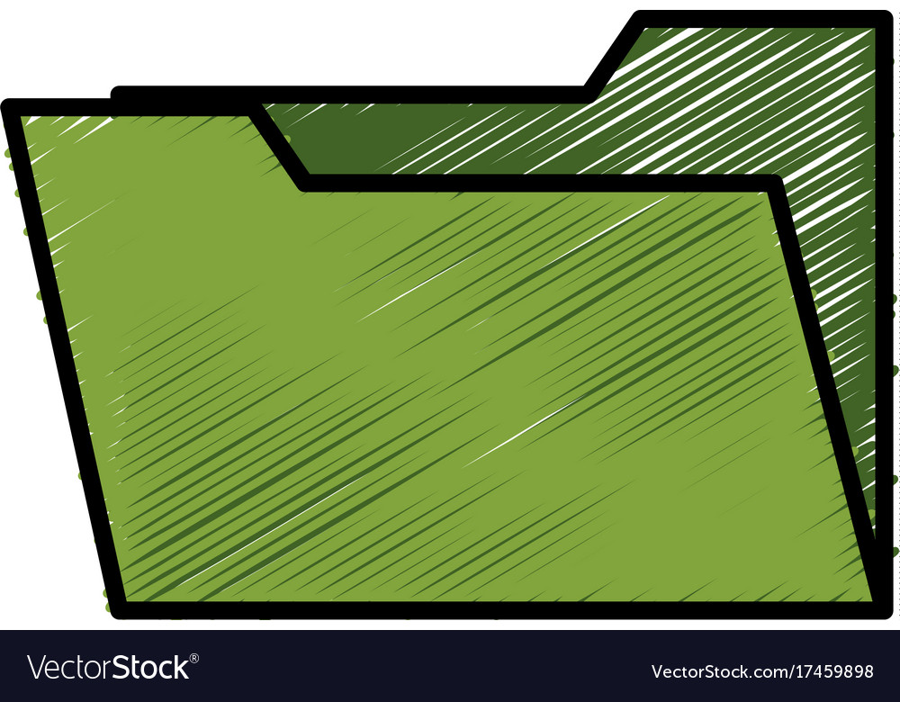 Folder open symbol Royalty Free Vector Image - VectorStock