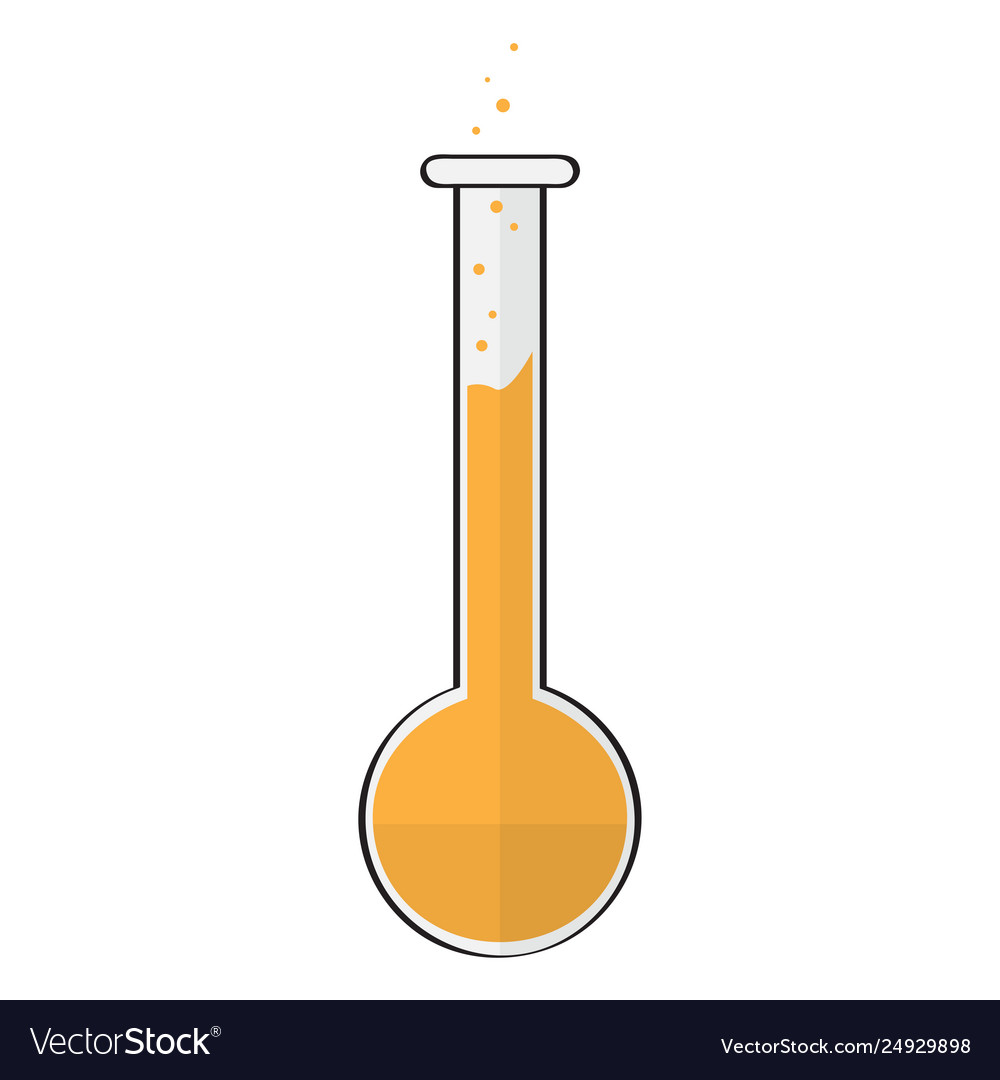 Isolated volumetric flask image Royalty Free Vector Image Isolated volumetric flask image Royalty Free Vector Image