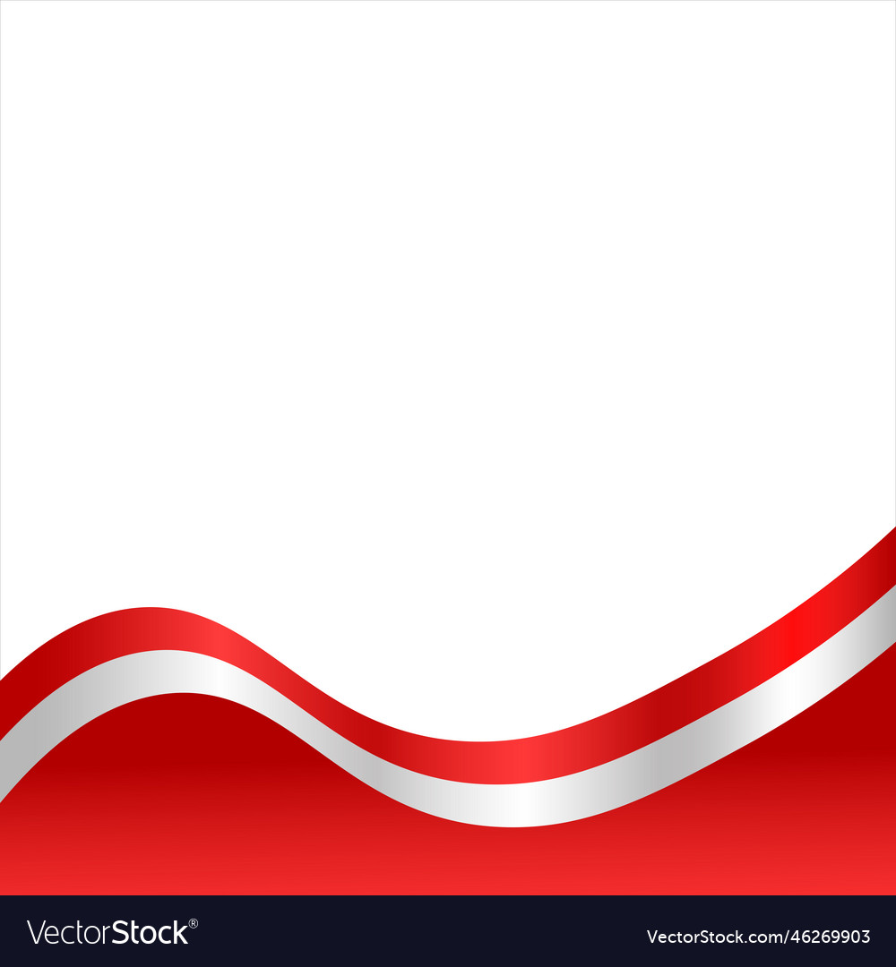 Indonesia flag border Royalty Free Vector Image