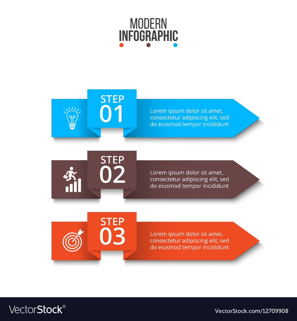 Business data visualization Royalty Free Vector Image