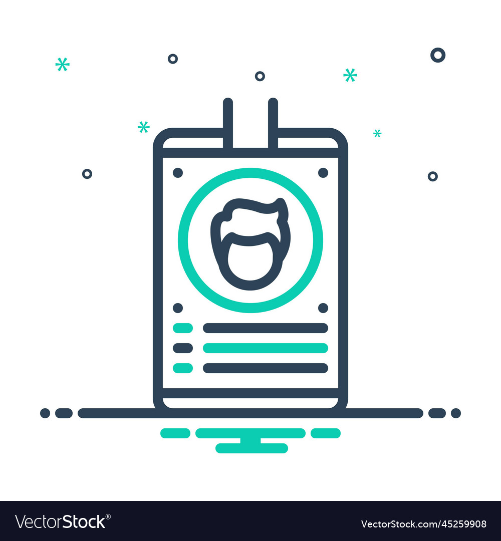 Identifier Royalty Free Vector Image - VectorStock