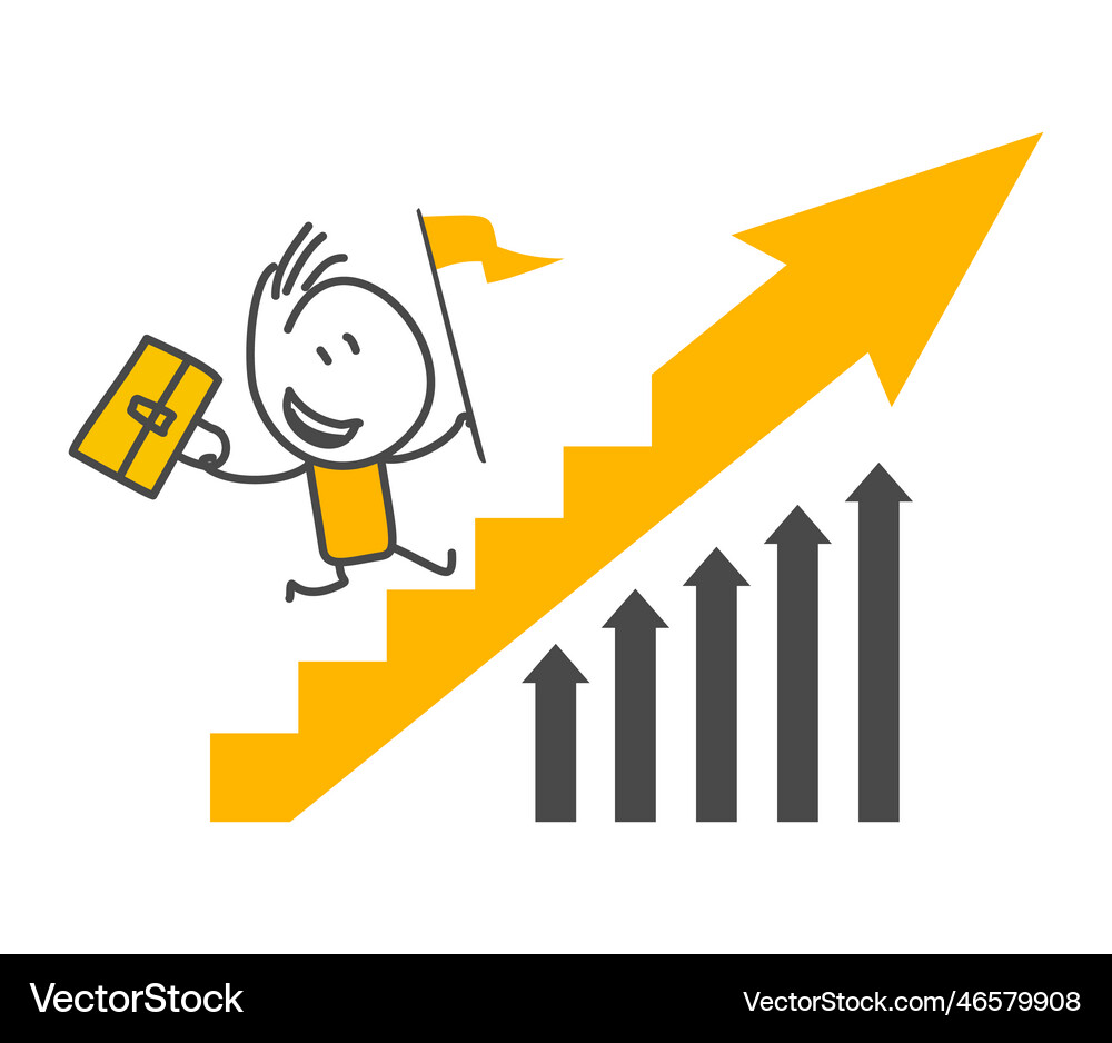 Stick figures hand drawn doodle line art cartoon Vector Image