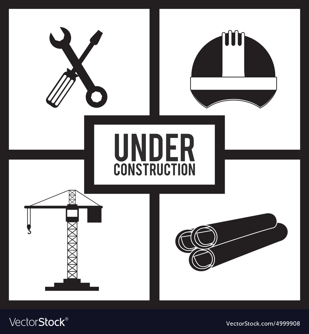Under construction design Royalty Free Vector Image