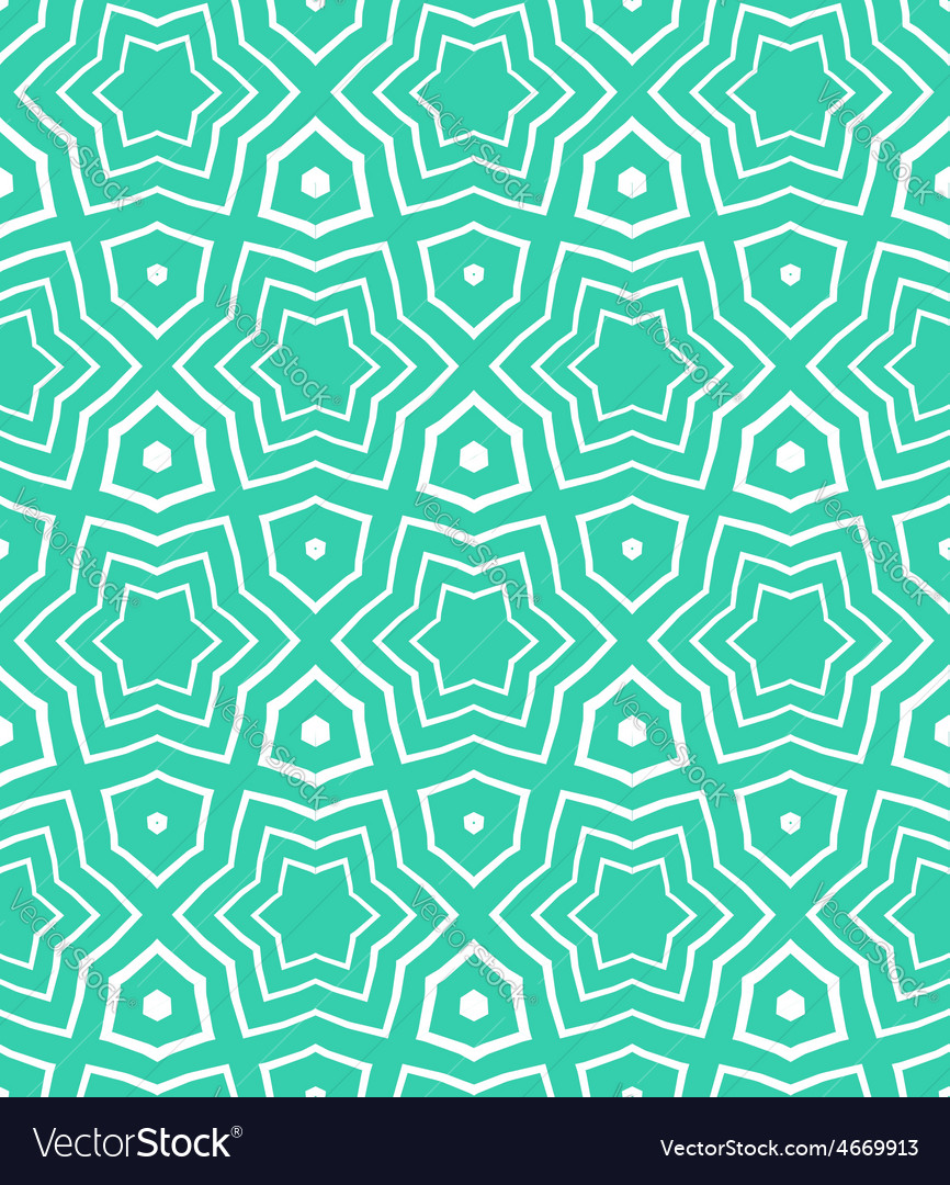 Aqua Geometric Pattern Royalty Free Vector Image